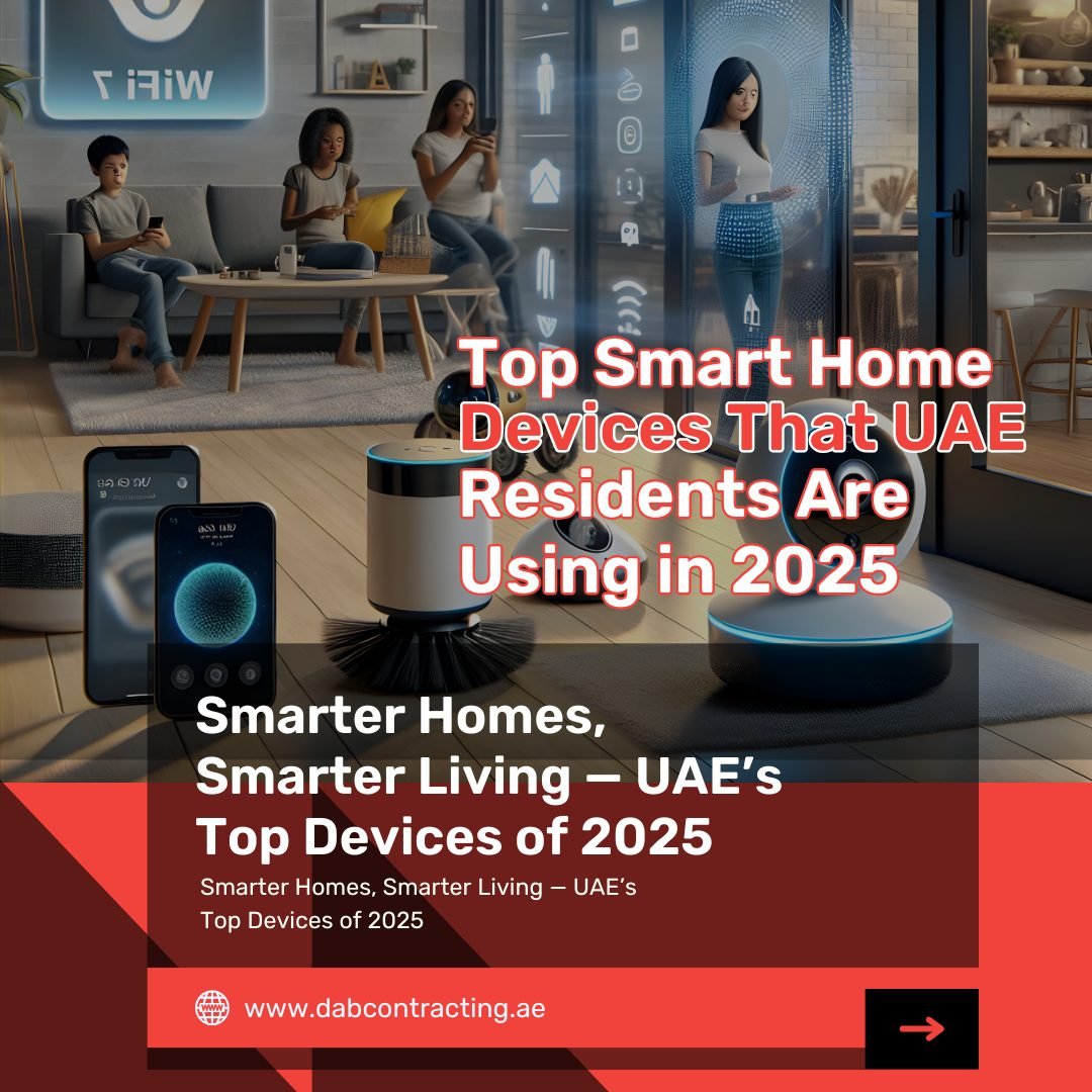 Top Smart Home Devices UAE 2026 - DAB Smart Solutions LLC